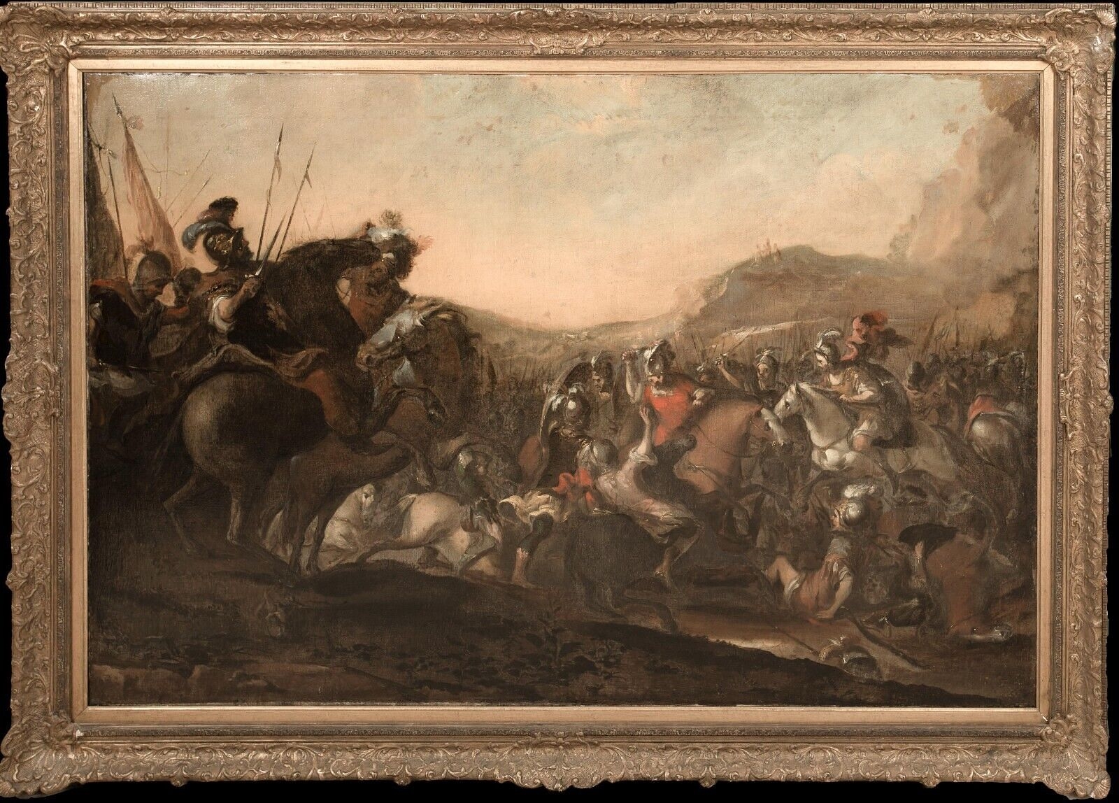 Italian School, 17th Century | CHRISTIAN OTTOMAN CAVALRY BATTLE II ...