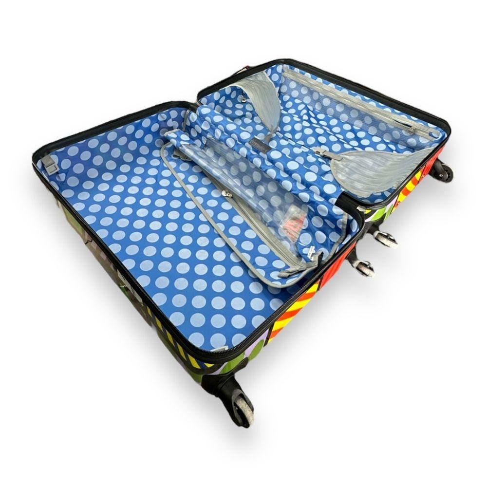 Romero Britto | NWT Romero Britto Hardside Luggage Suitcase | MutualArt