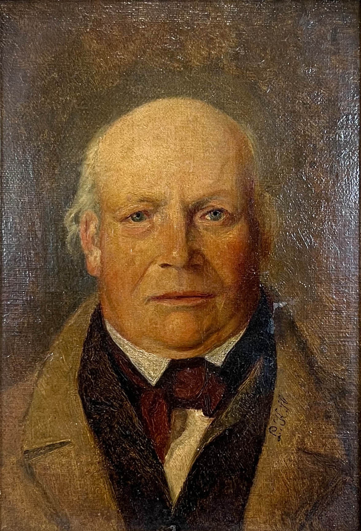 Ludwig Knaus | Portrait of a man (1870) | MutualArt