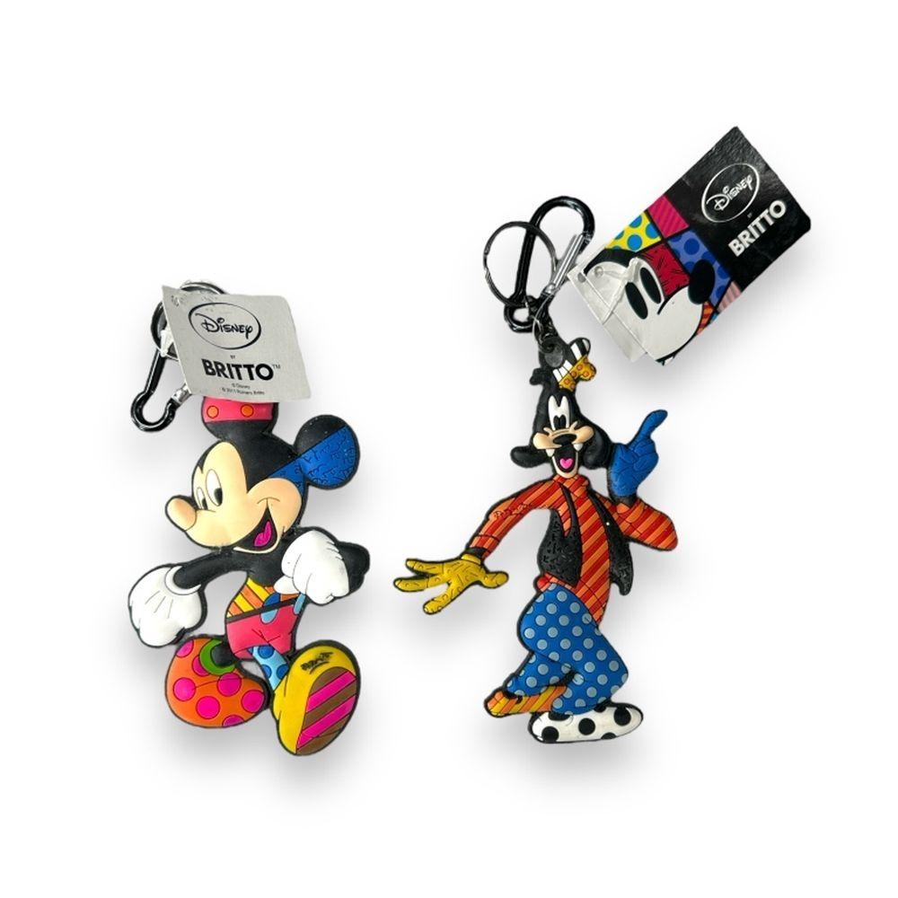 Romero Britto | 4 Romero Britto Disney Character Keychains | MutualArt