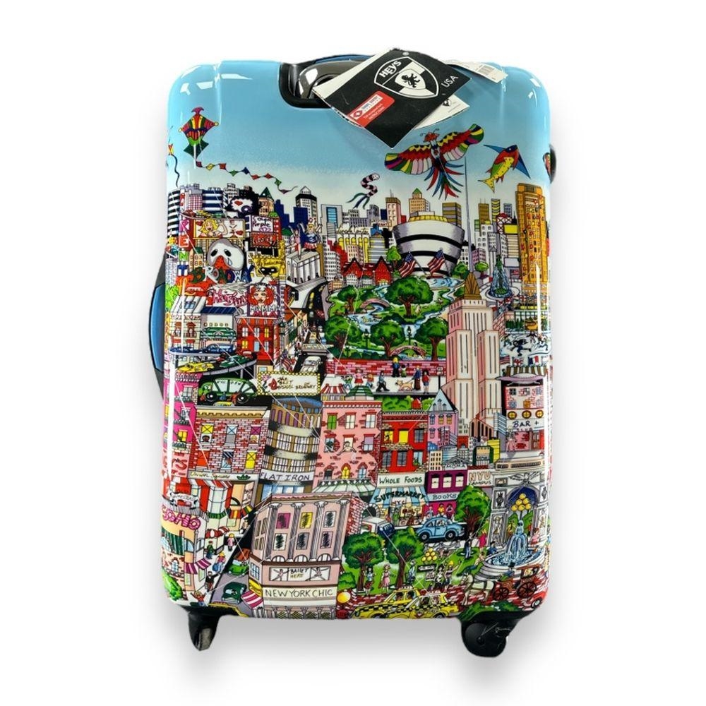 Romero Britto | NWT Romero Britto Hardside Luggage Suitcase | MutualArt