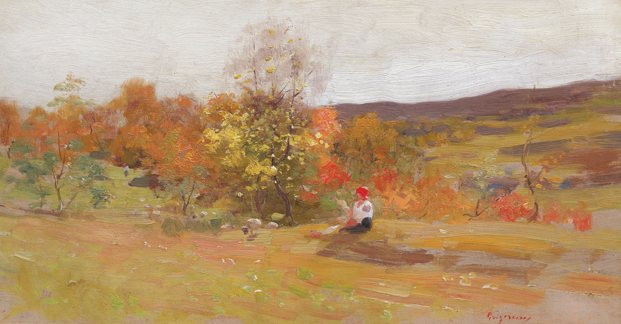 Nicolae Grigorescu | On the Câmpinița | MutualArt