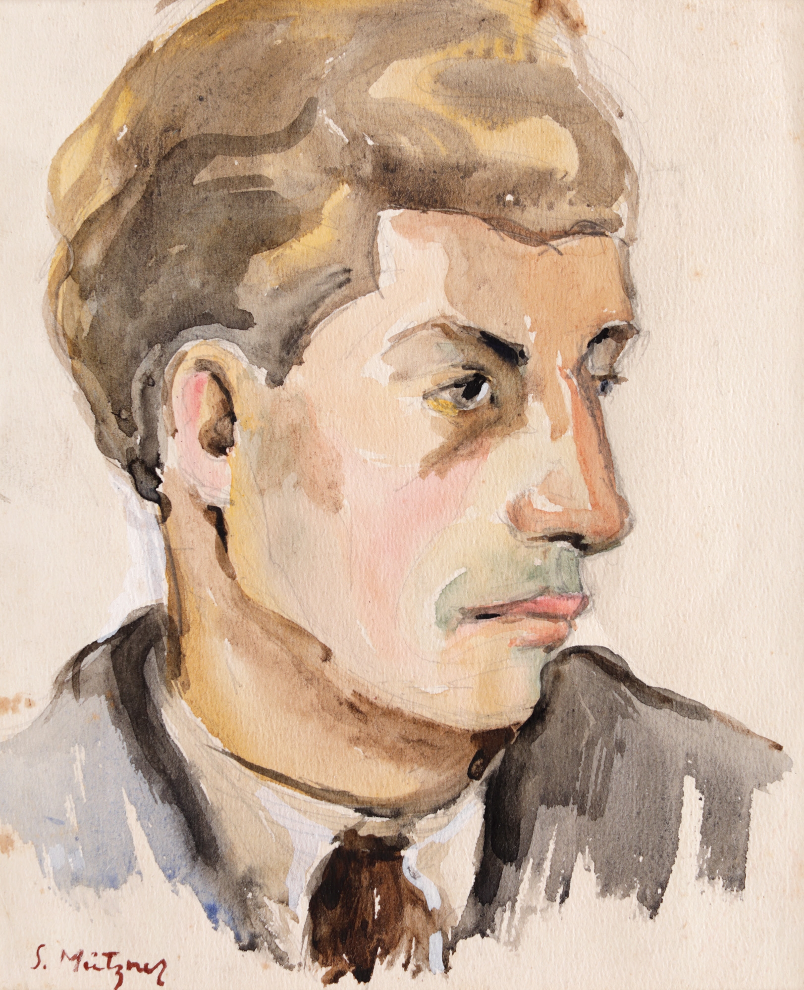 Samuel Mutzner | Self-portrait | MutualArt