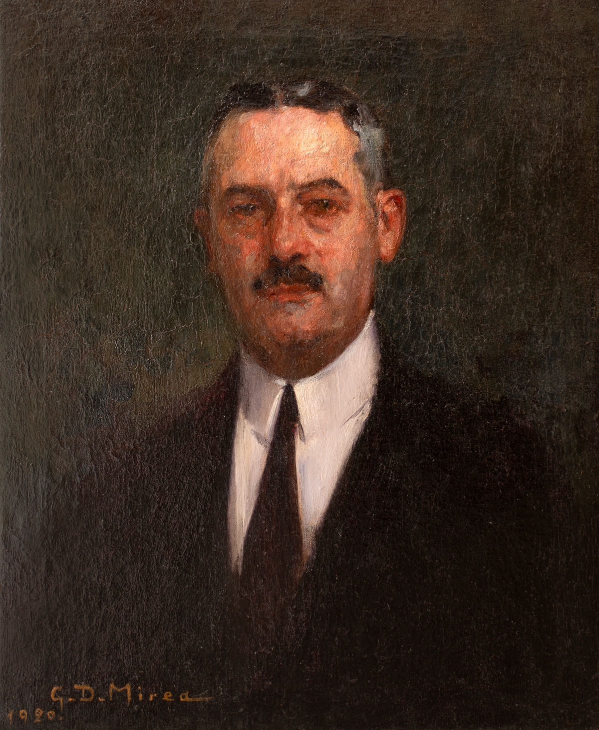 George Demetrescu Mirea | Self-portrait (1920) | MutualArt