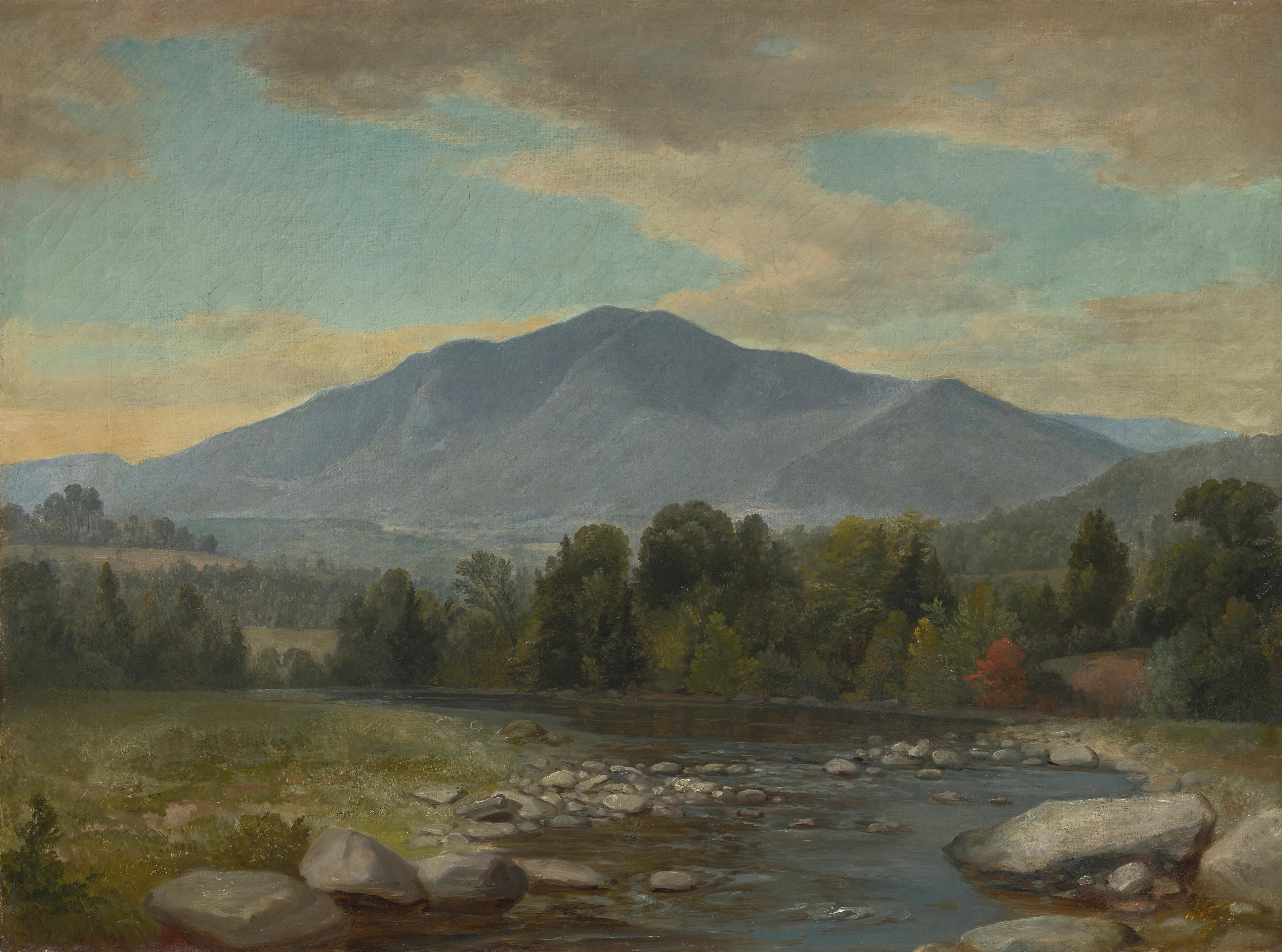 Asher Brown Durand | Study for High Point: Shandaken Mountain (Circa ...