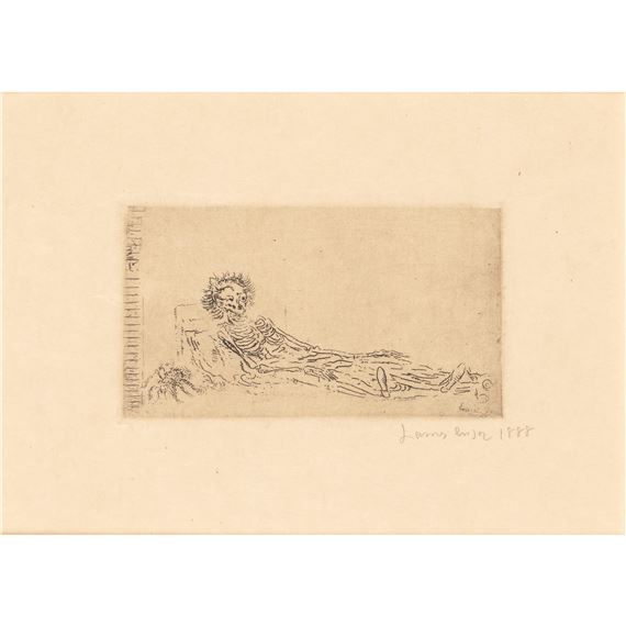 James Ensor | My Portrait in 1960 (1888) | MutualArt