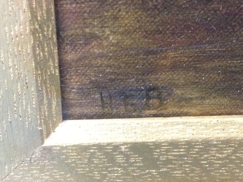 Herbert Edward Butler | River landscape with trees and buildings ...