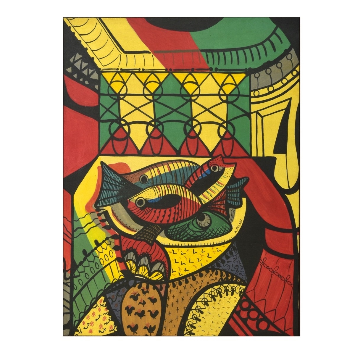 Amelia Peláez | Fish Still Life | MutualArt