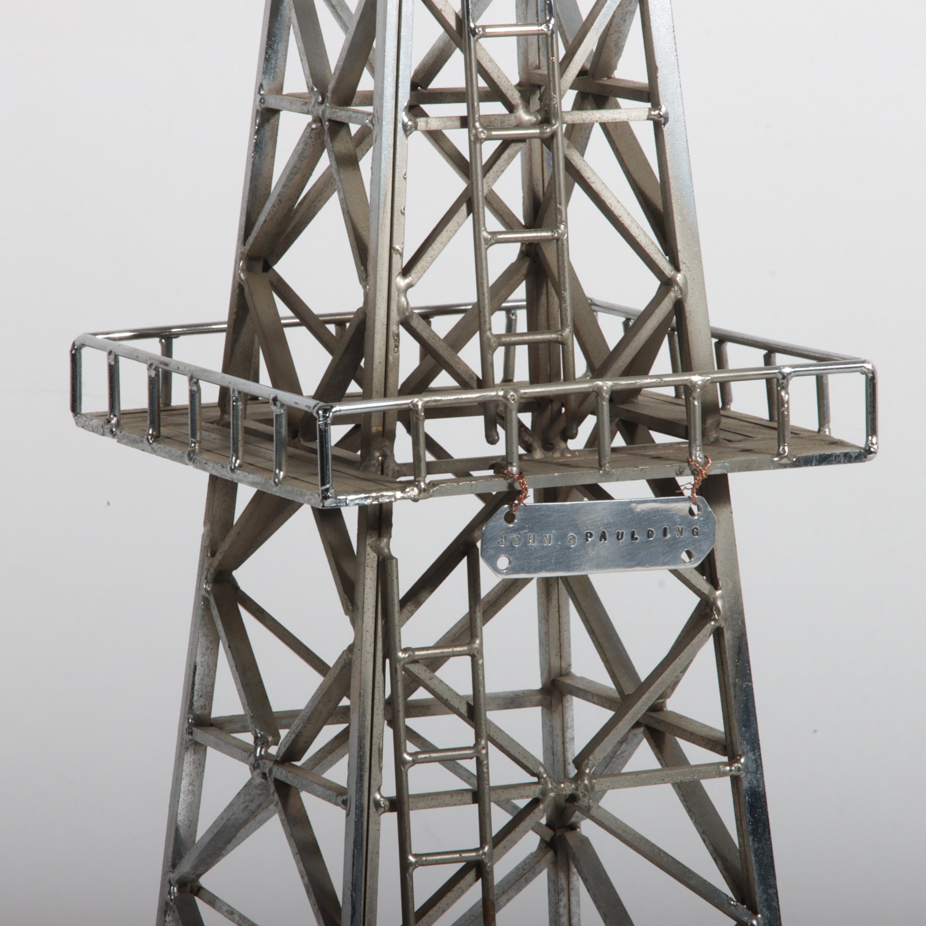 John Spaulding | model oil derrick | MutualArt