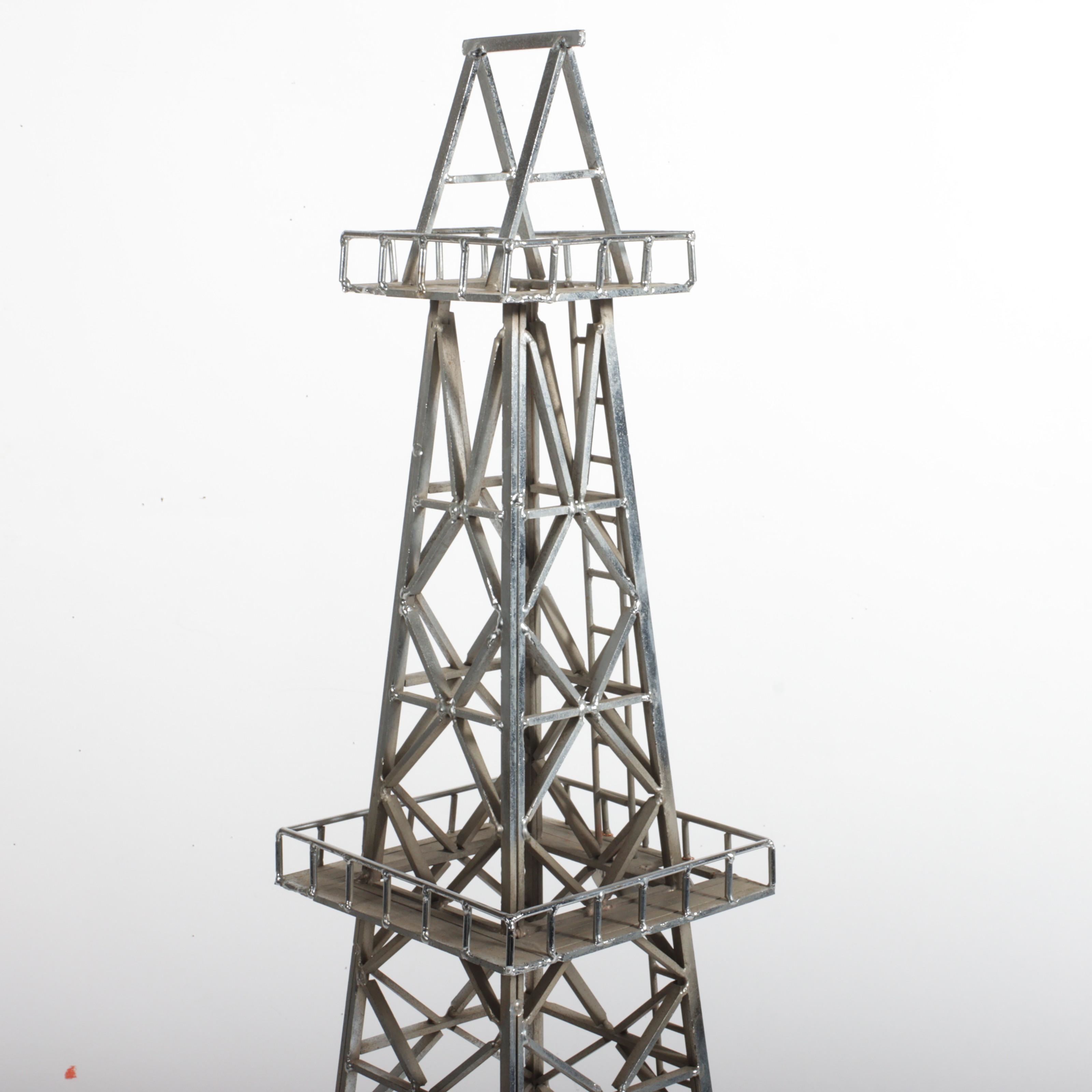 John Spaulding | model oil derrick | MutualArt