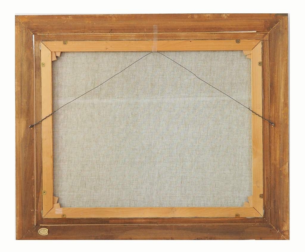 Hans Becker | Sommerliche Landschaft mit Spaziergänger auf Feldweg ...