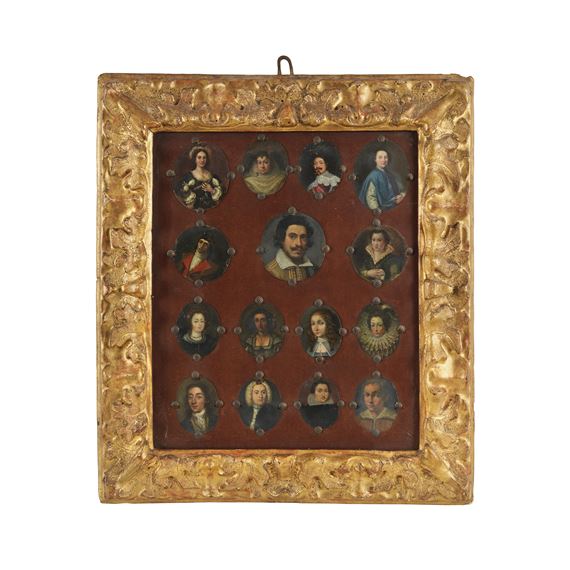 French School, 17th Century | Groupe de quinze miniatures avec neuf ...
