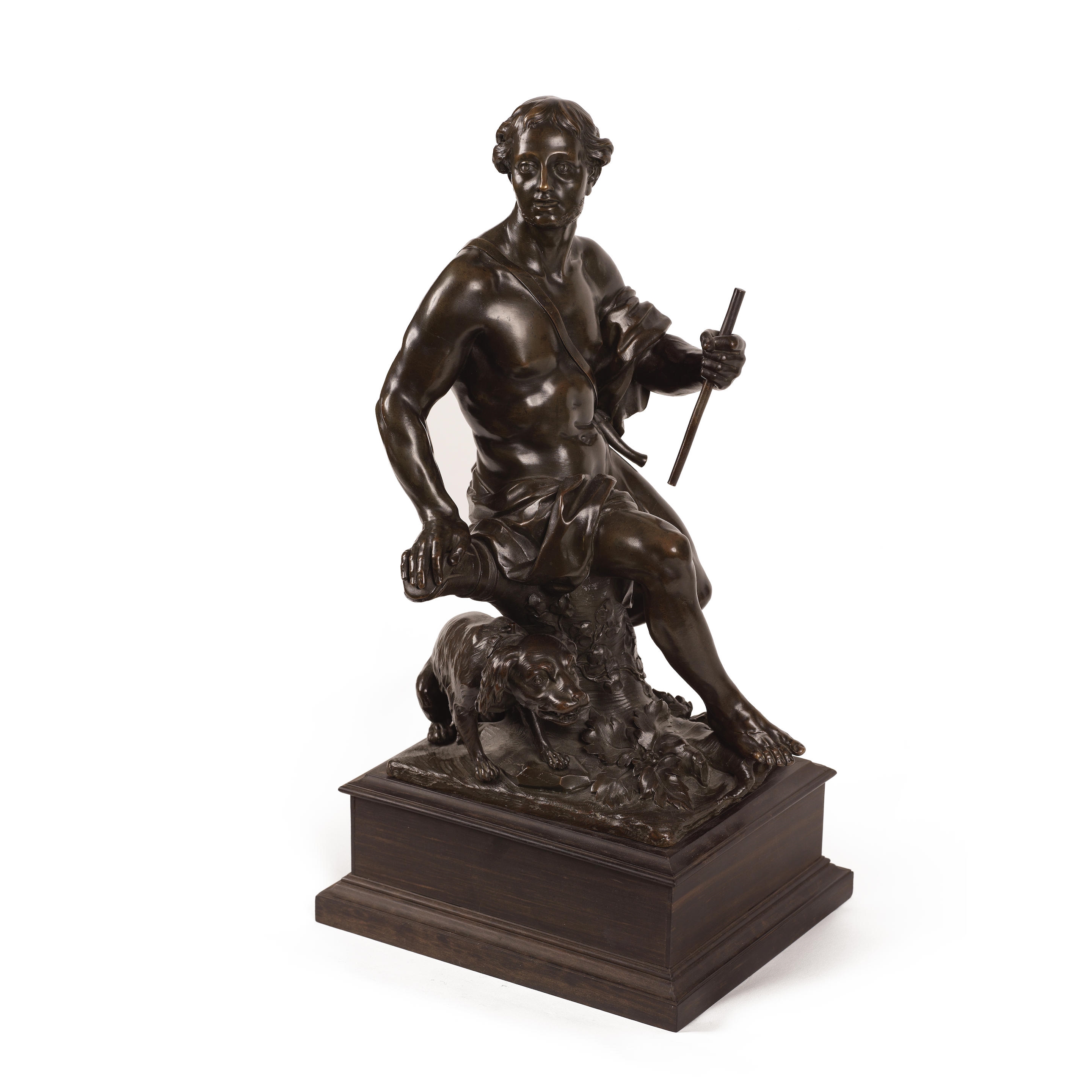 Nicolas Coustou | A bronze group depicting the resting Hunter | MutualArt