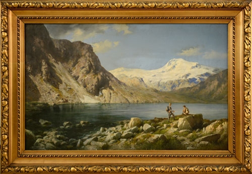 Giuseppe Falchetti | Alpine lake excursion | MutualArt