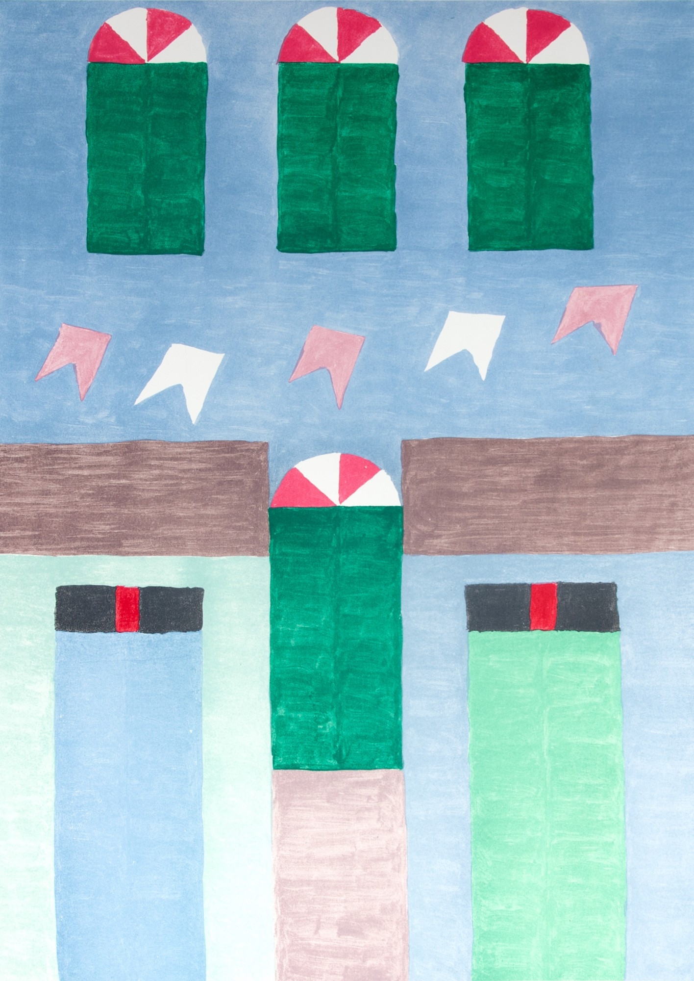 Alfredo Volpi | Fachada Com Bandeirinhas | MutualArt