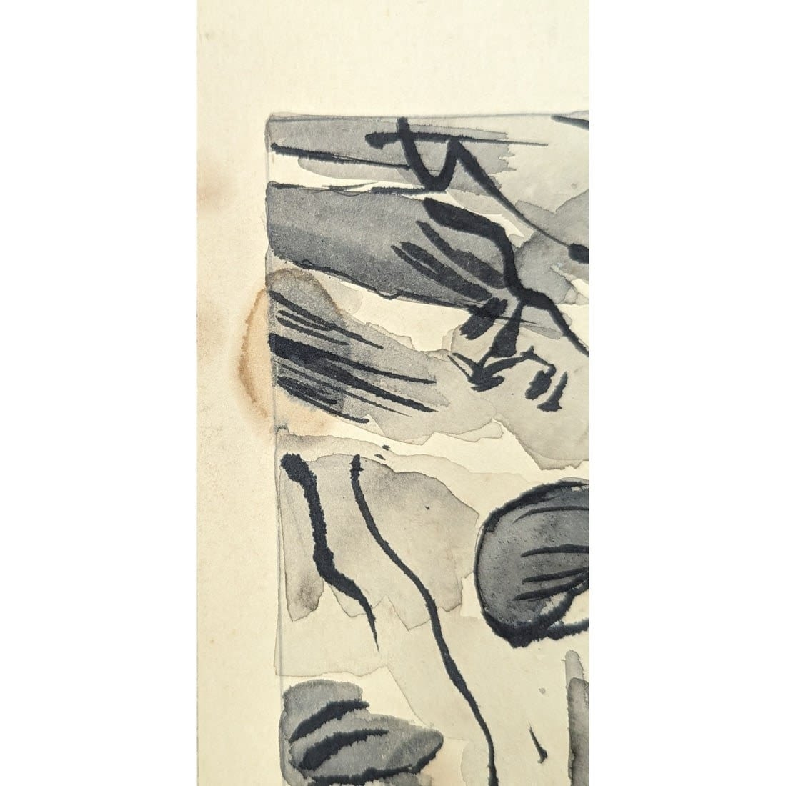 Ramkinkar Baij | Signed Indian Ramkinkar Baij (1906-1980) Watercolor ...