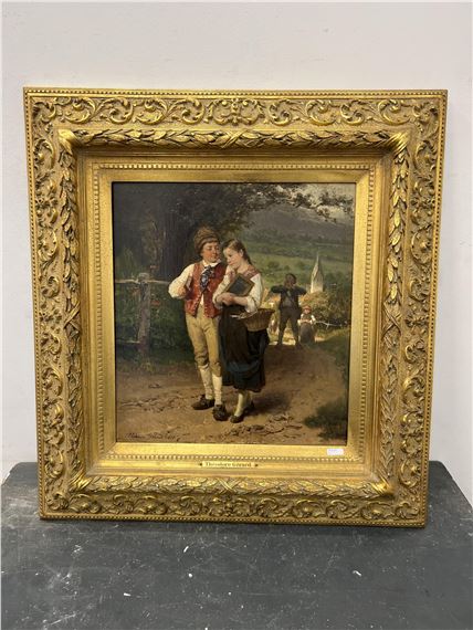 Théodore Gérard | Couple d'enfant (1879) | MutualArt