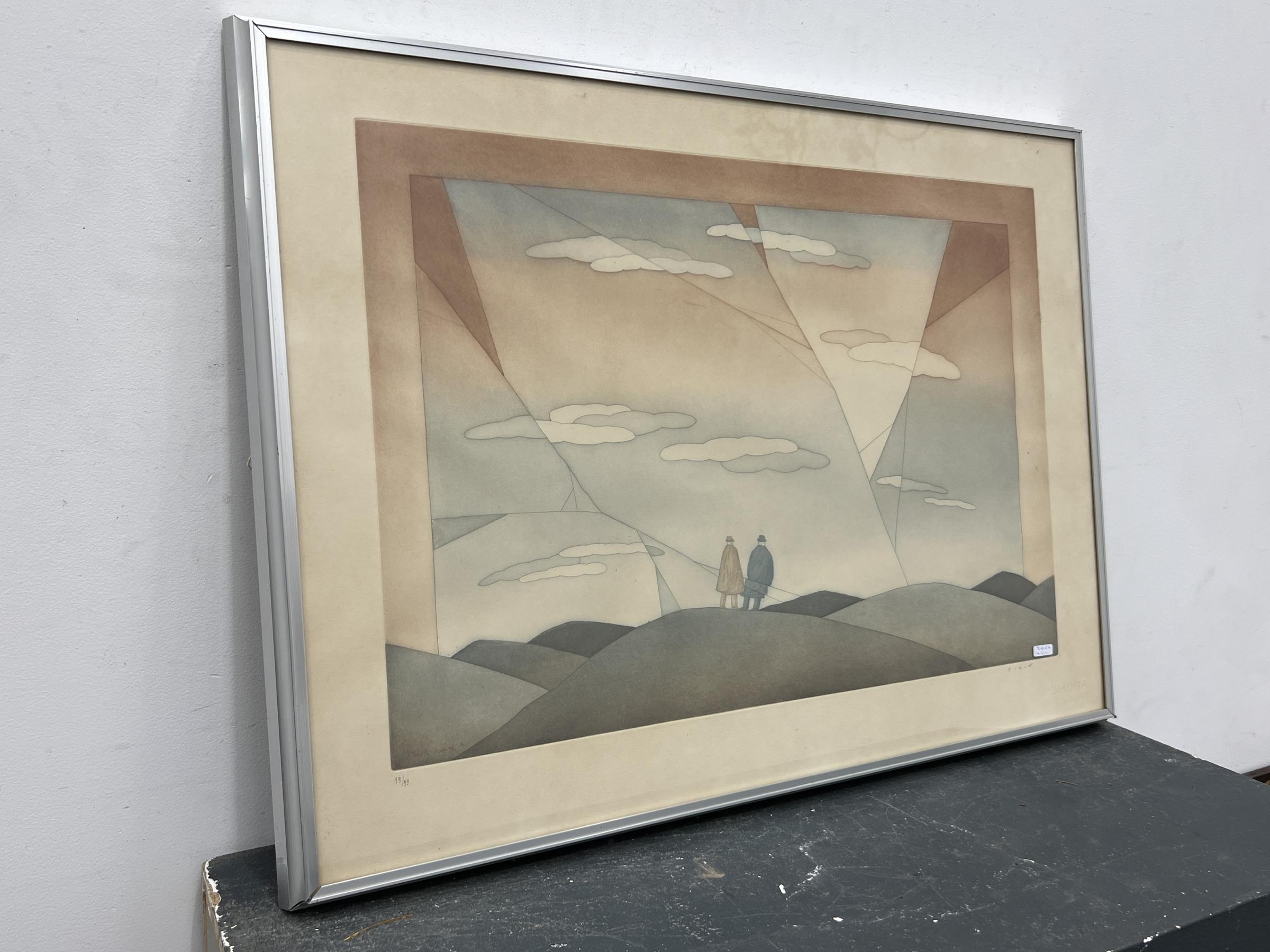 Jean-Michel Folon | Paysage animé | MutualArt