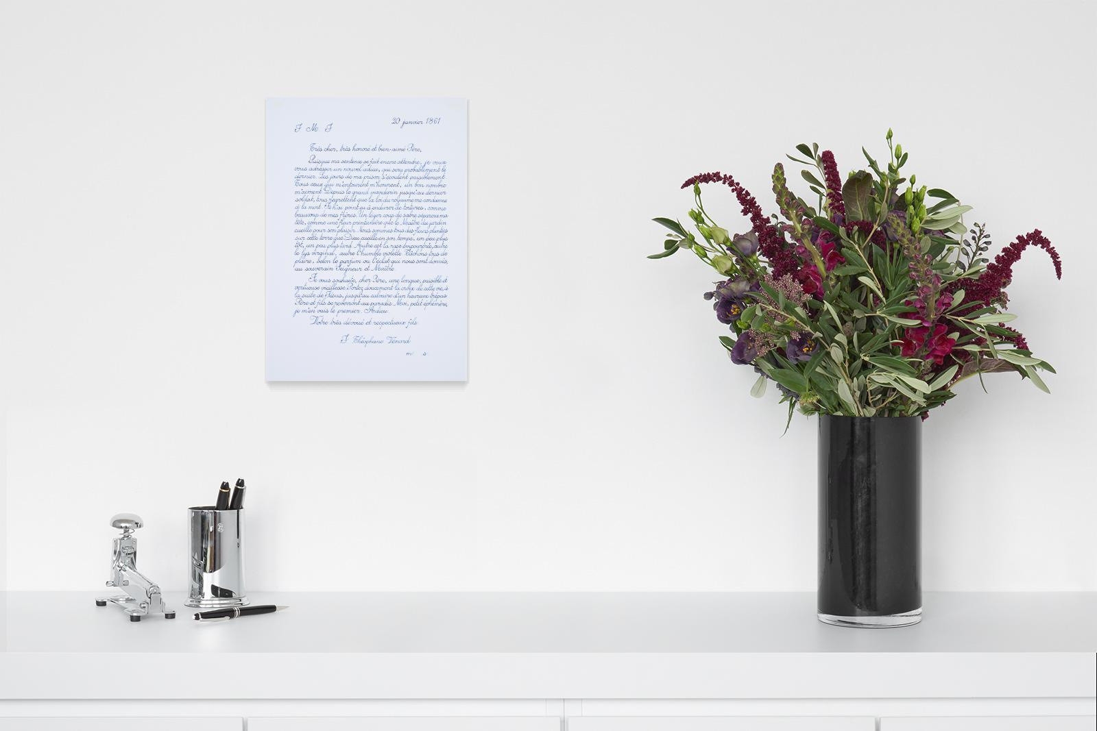 Danh Vo | Last letter of Saint Théophane Venard to his father before he ...