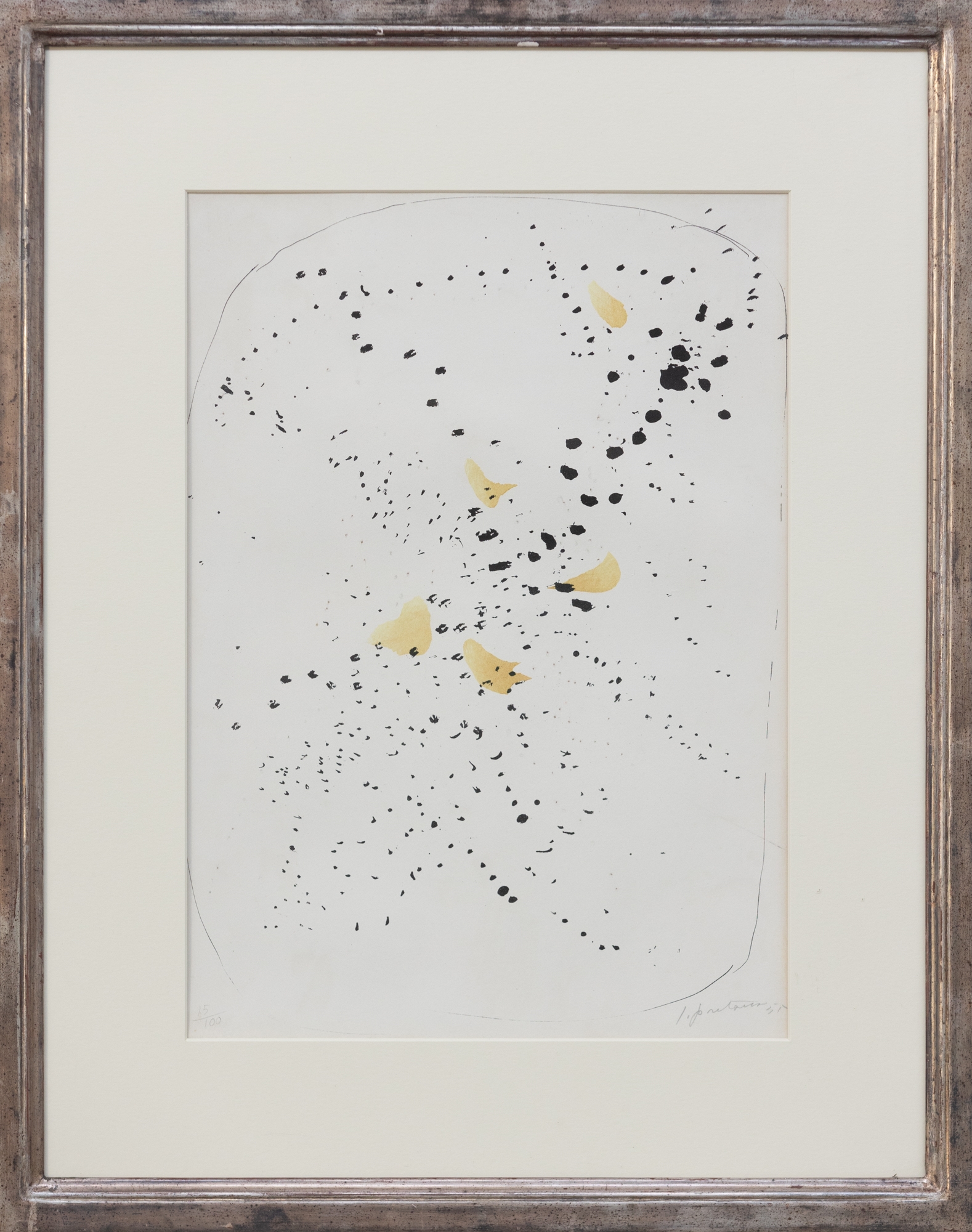 Lucio Fontana | Concetto Spaziale (1955) | MutualArt