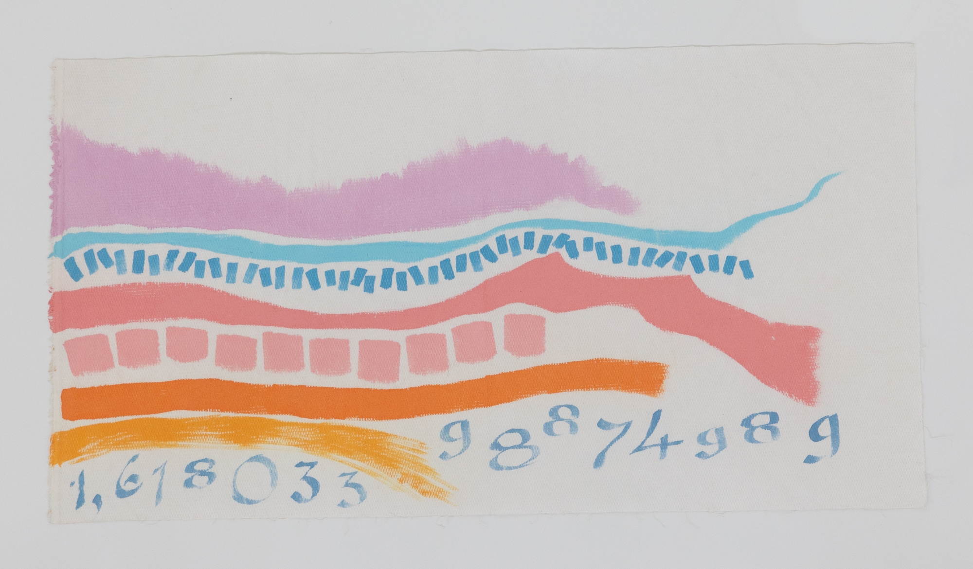 Giorgio Griffa | Canone Aureo (2009) | MutualArt