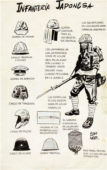 Hugo Pratt | Infantería Japonesa (1961) | MutualArt