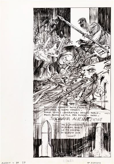 Milo Manara | Alessio il Borghese rivoluzionario (1977) | MutualArt