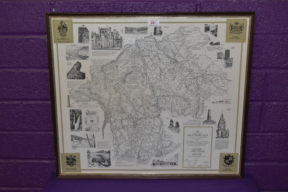 Alfred Wainwright | 'A Map of the County of Westnorland' | MutualArt