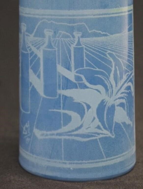 Salvador Dalí | Salvador Dali blue glass bottle | MutualArt