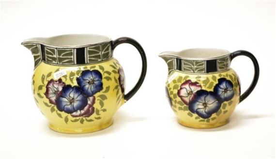 Charlotte Rhead | Two rare Charlotte Rhead Bursley Ware jugs (Circa ...
