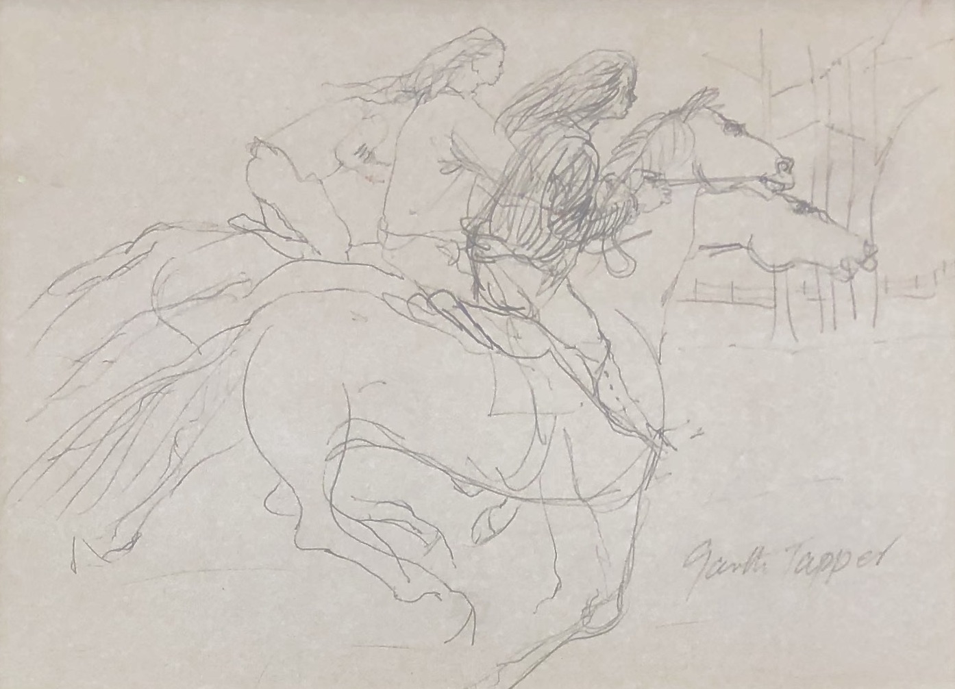 Garth Tapper | Children on Horseback | MutualArt