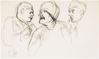 Karl Hubbuch | Hilde Twice (1923) | MutualArt