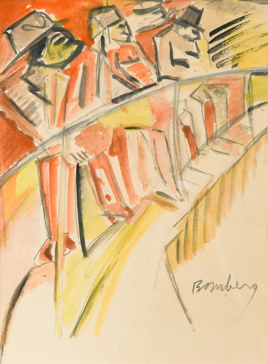 David Bomberg | SPIRES AND TOWERS, NOTRE DAME DE PARIS (1953) | MutualArt