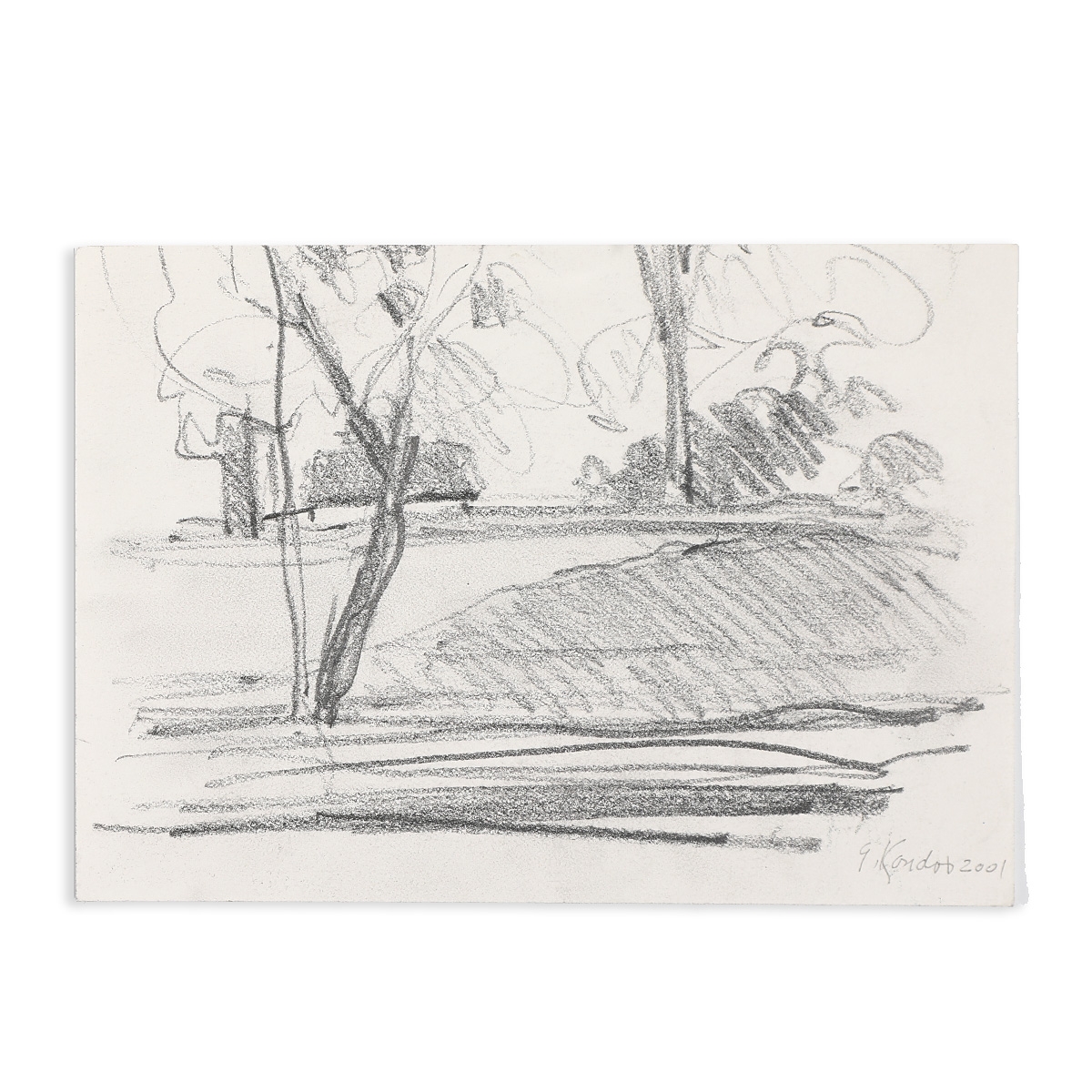 Gregory Kondos | Landscape (2001) | MutualArt