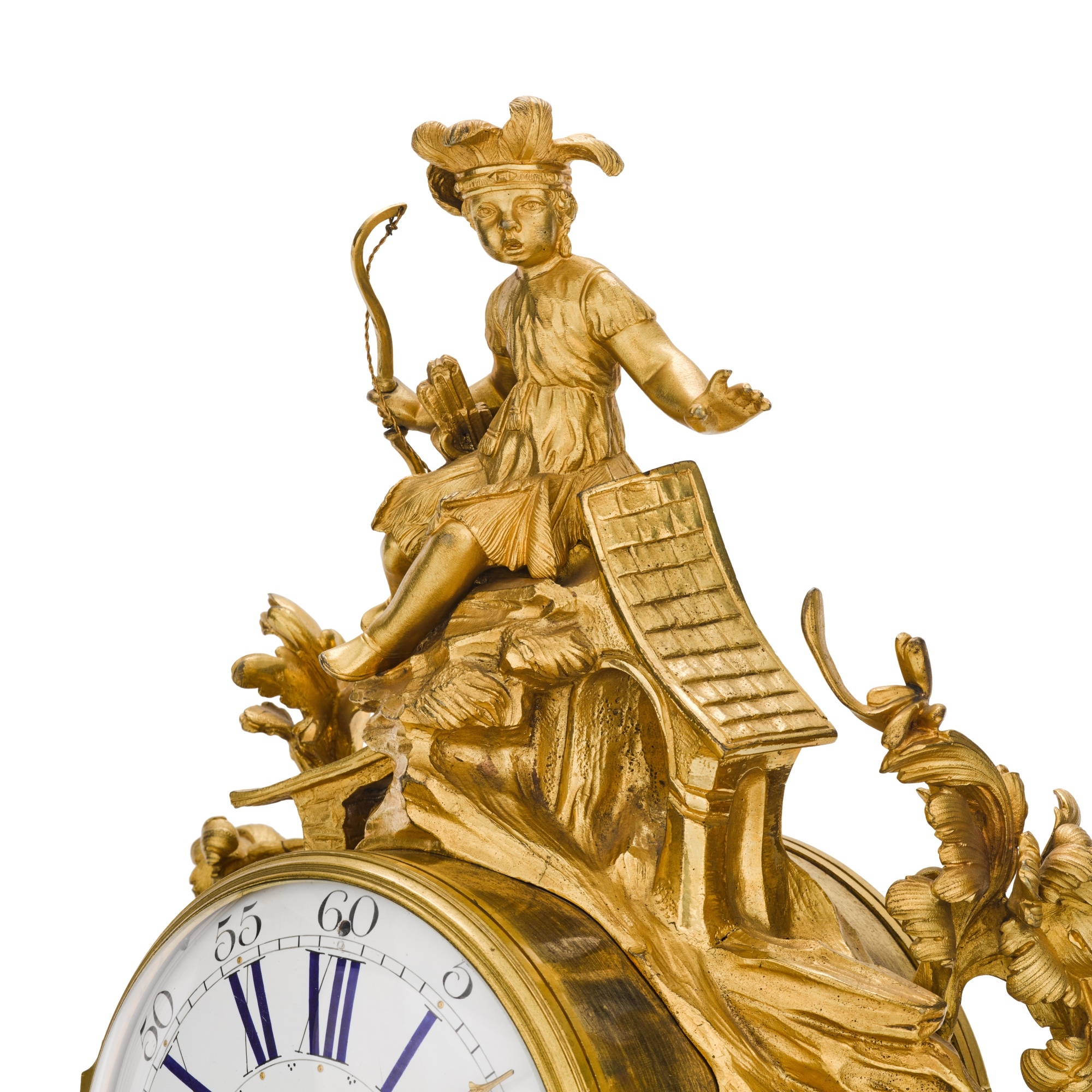 Louis XV | A Louis XV gilt-bronze mantel clock, Festeau, Paris (Circa ...