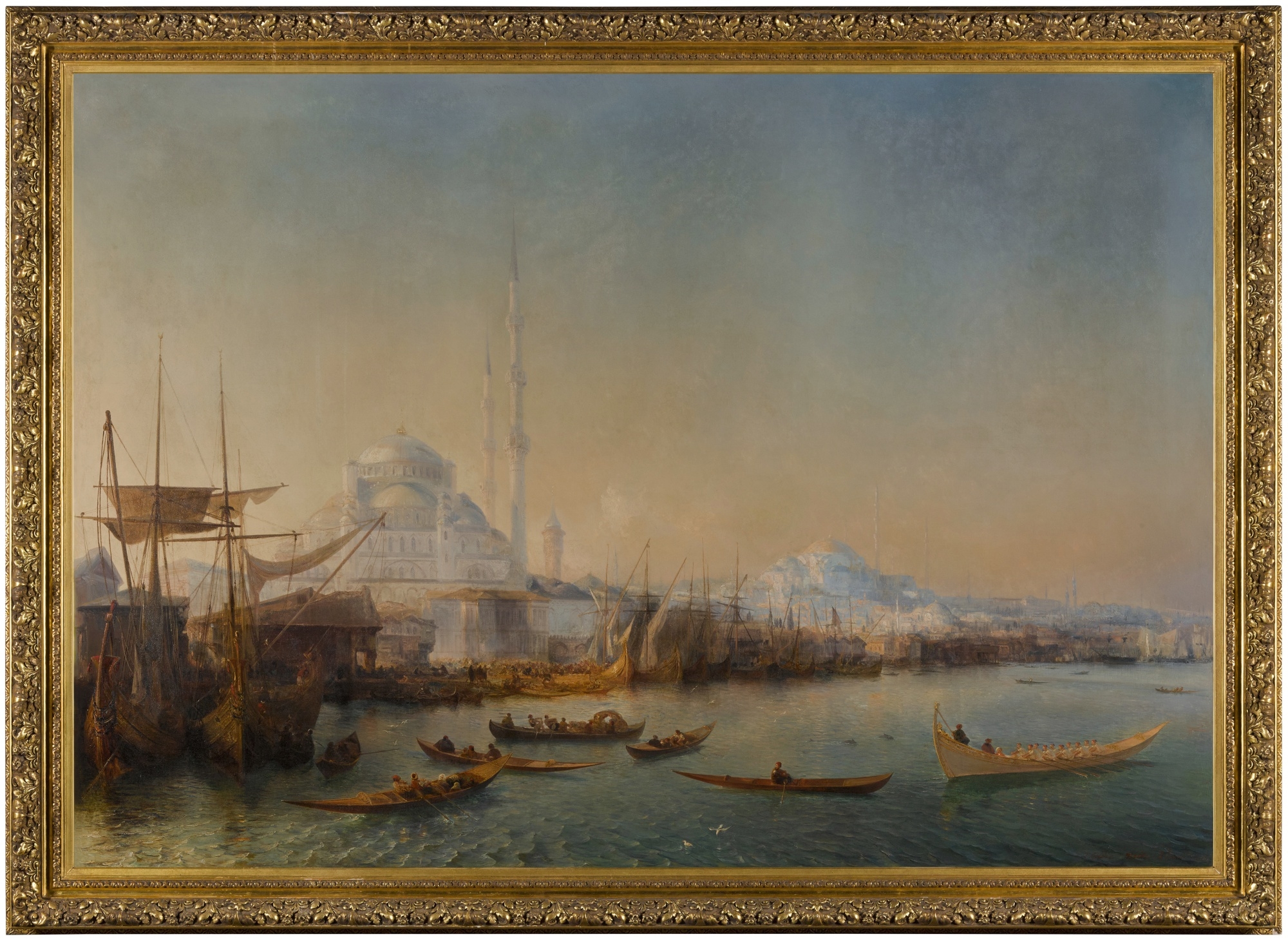 Théodore Gudin | An Extensive View over Constantinople and the Golden ...