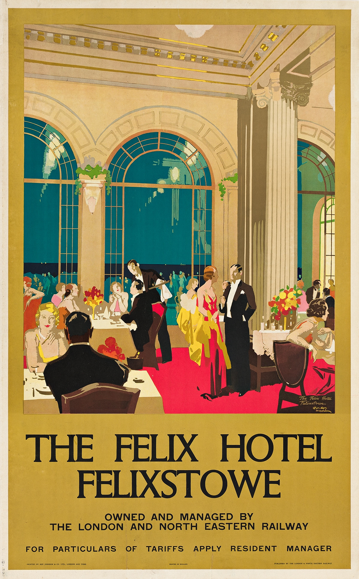 Gordon Nicoll | THE FELIX HOTEL / FELIXSTOWE. Circa 1930. (Circa 1930 ...