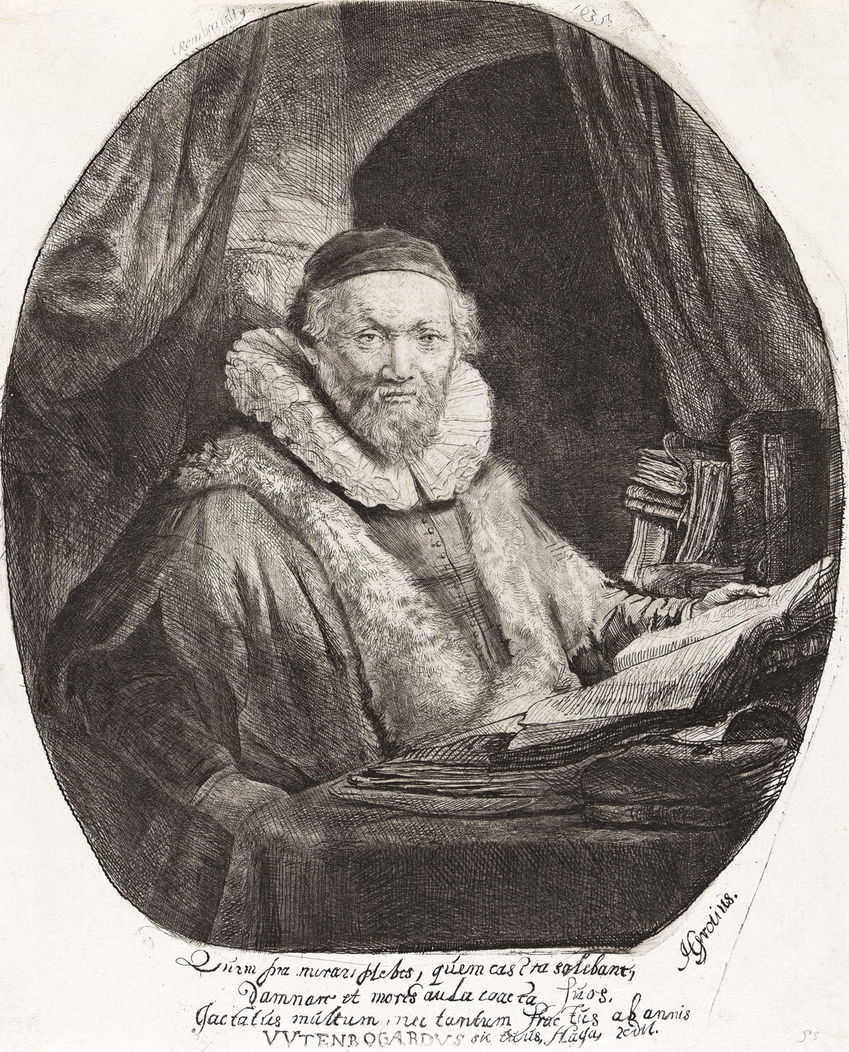 Rembrandt van Rijn | Jan Uytenbogaert, Preacher of the Remonstrants ...
