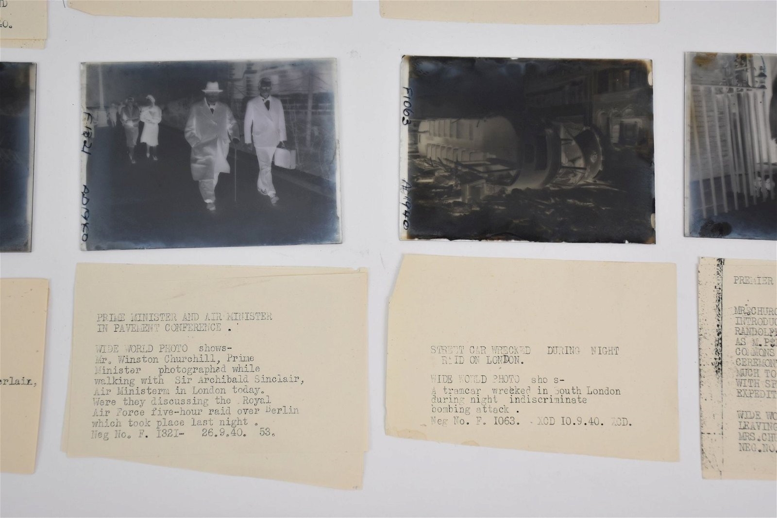 Sir Winston Churchill | English WWII Media Photo Negatives of Winston ...