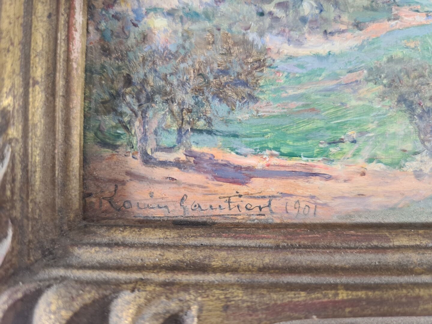 Louis Francis Leon Gautier | Paysage provençal | MutualArt
