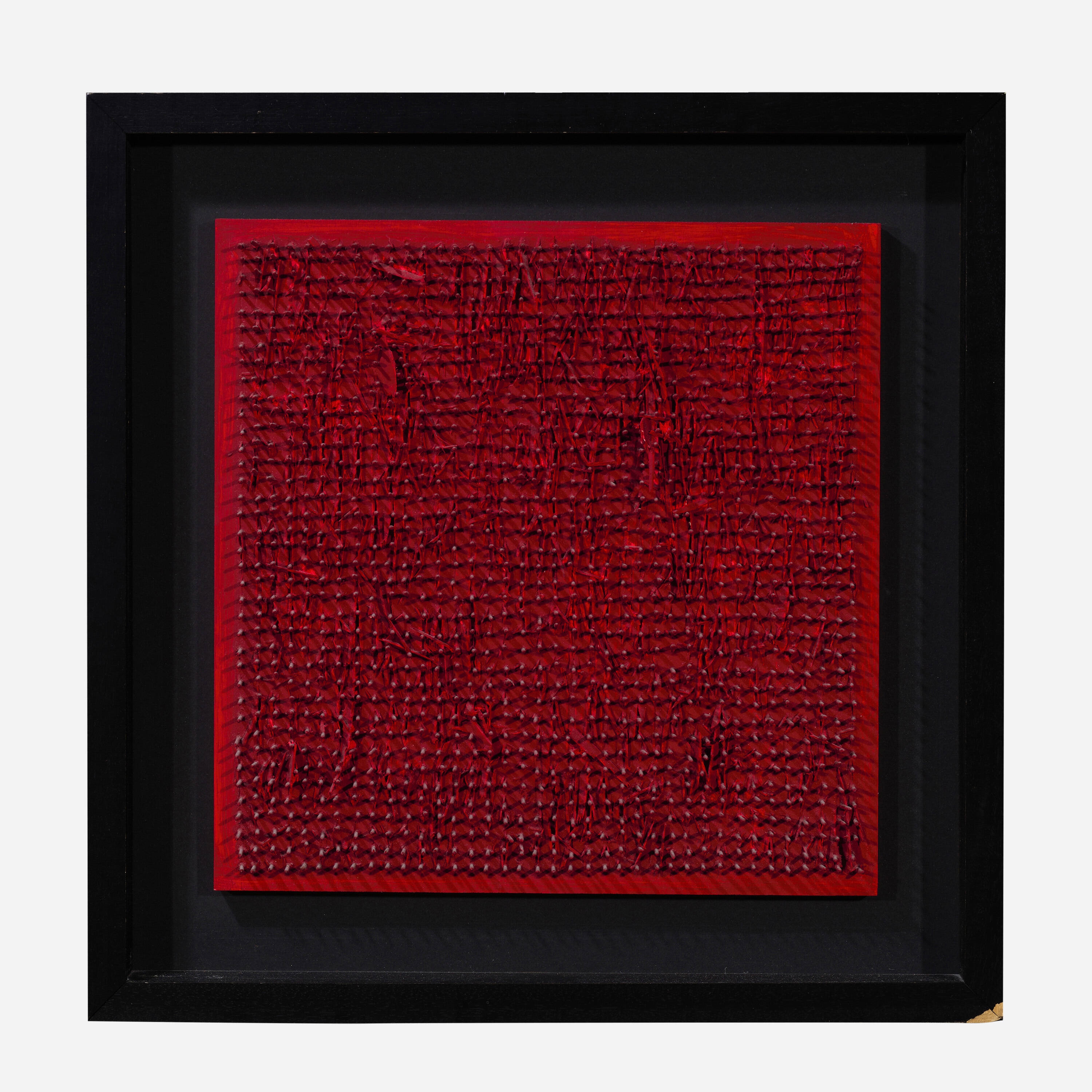 Bernard Aubertin | Tableau clous (1969) | MutualArt
