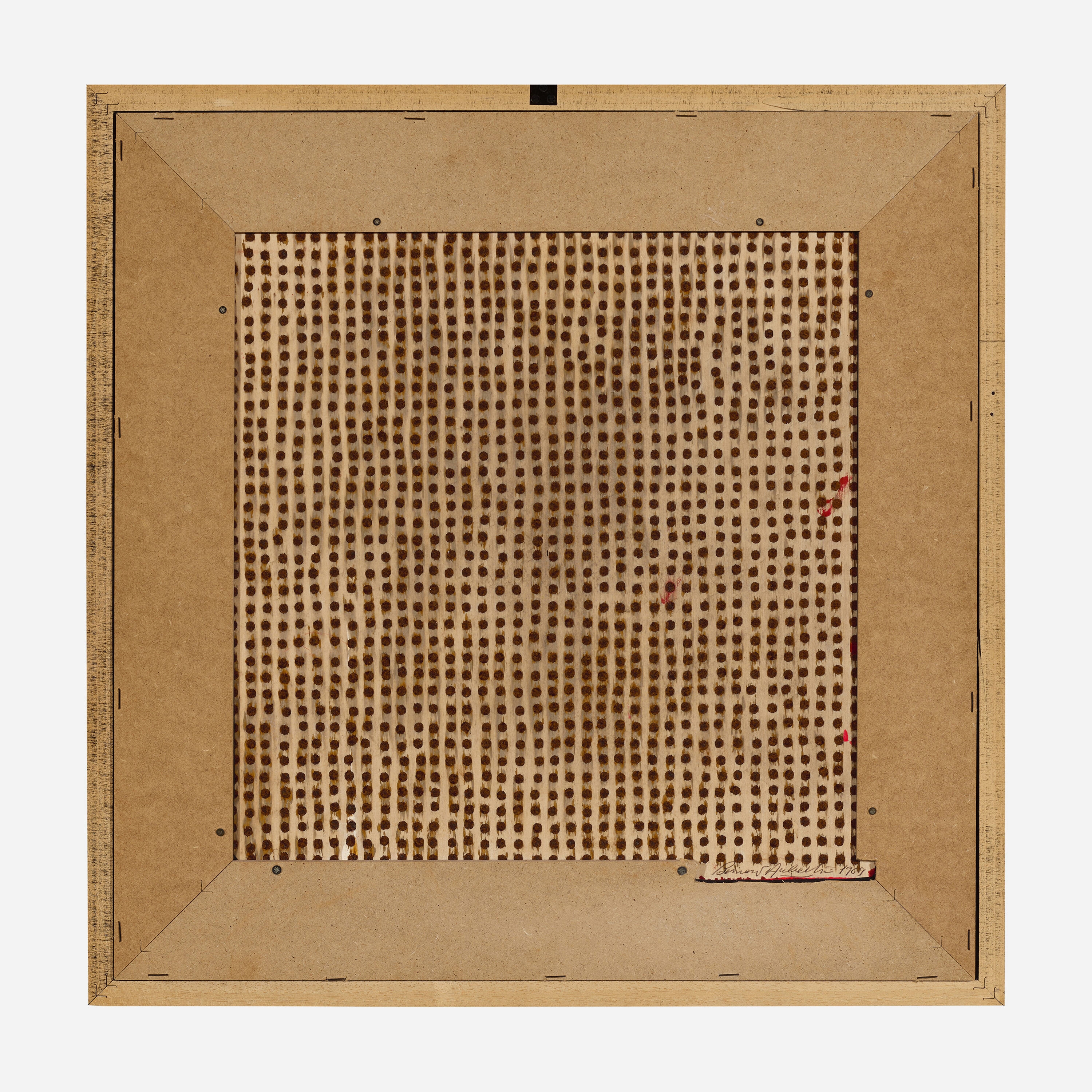 Bernard Aubertin | Tableau clous (1969) | MutualArt