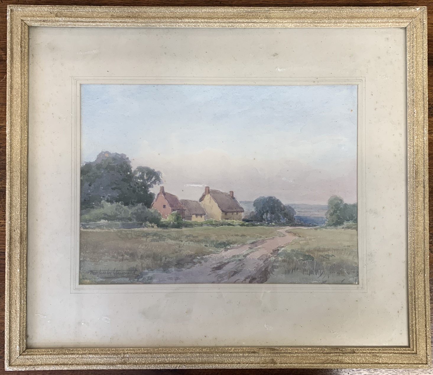 Henry John Sylvester Stannard | a view across a country pathway towards ...