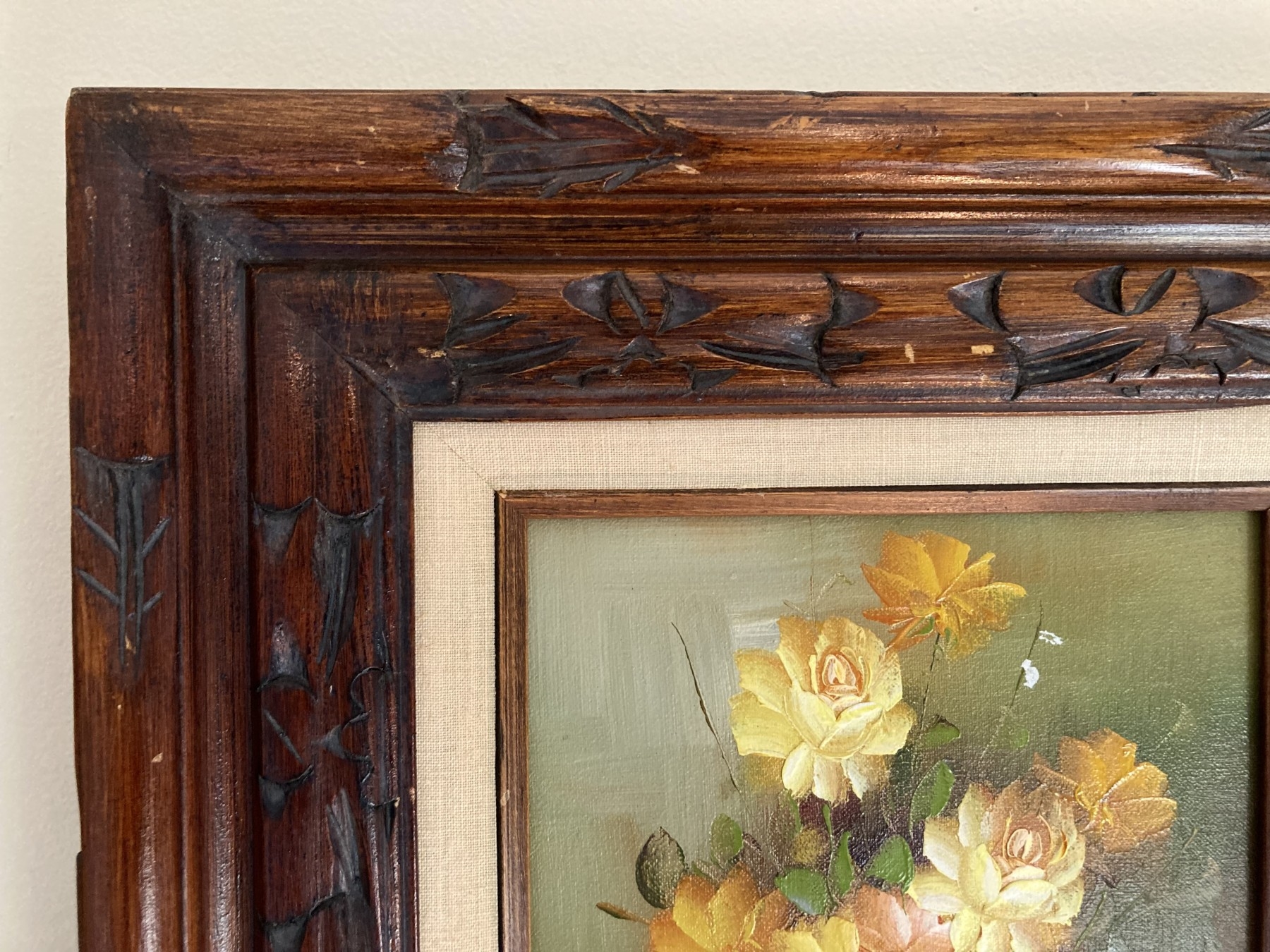 Robert Lox | Robert Lox Floral Still Life Oil Painting | MutualArt