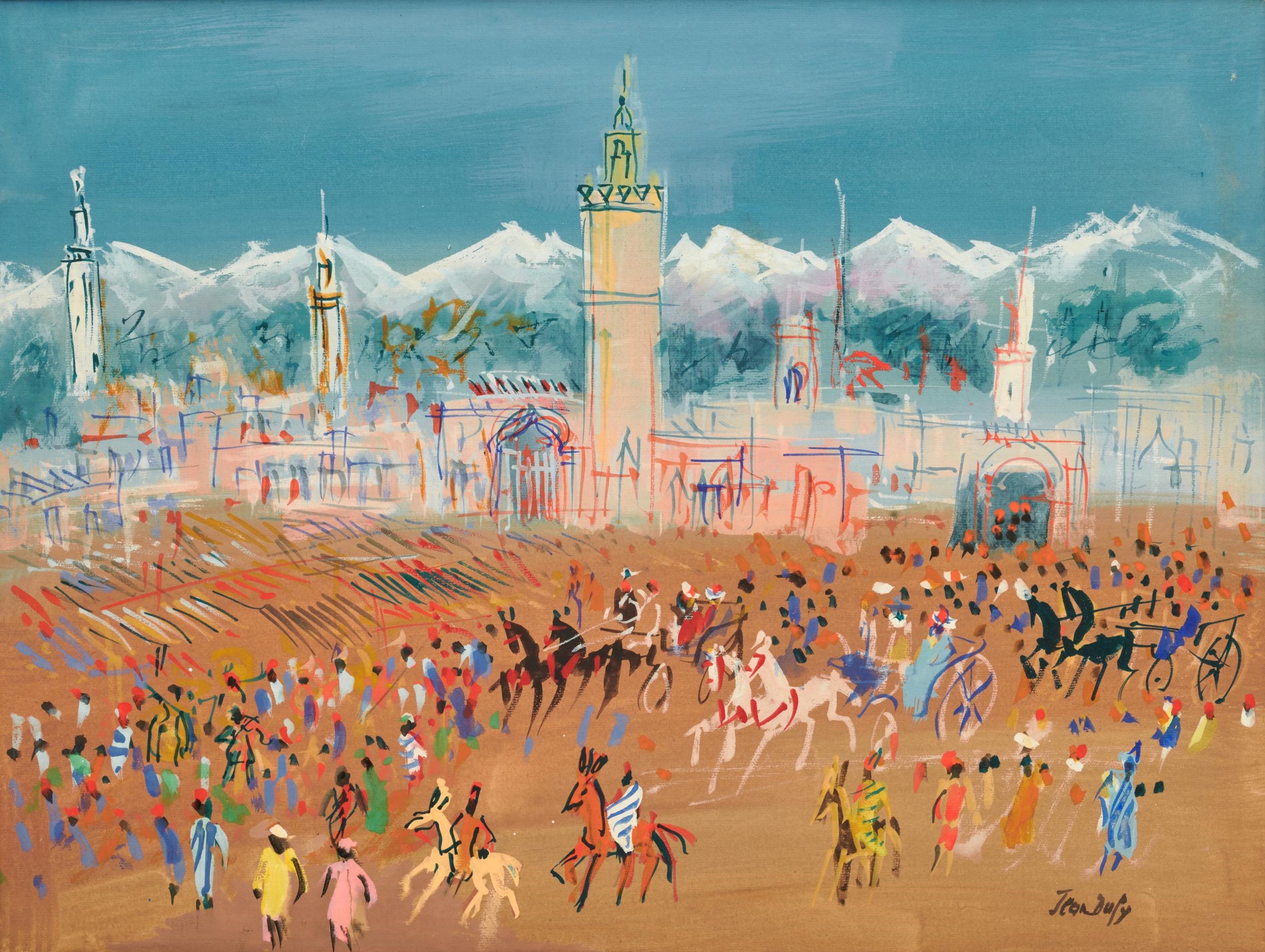 Jean Dufy | Place de la Concorde (Circa 1955) | MutualArt