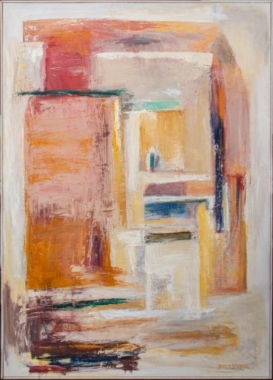 Joan Hyde Shapiro | Joan Shapiro Abstract Composition Oil on Canvas ...