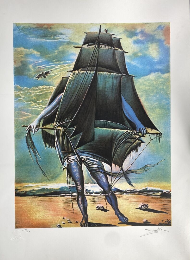 Salvador Dalí | L'homme bateau | MutualArt