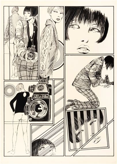 Guido Crepax | Valentina - Lanterna magica (1976) | MutualArt
