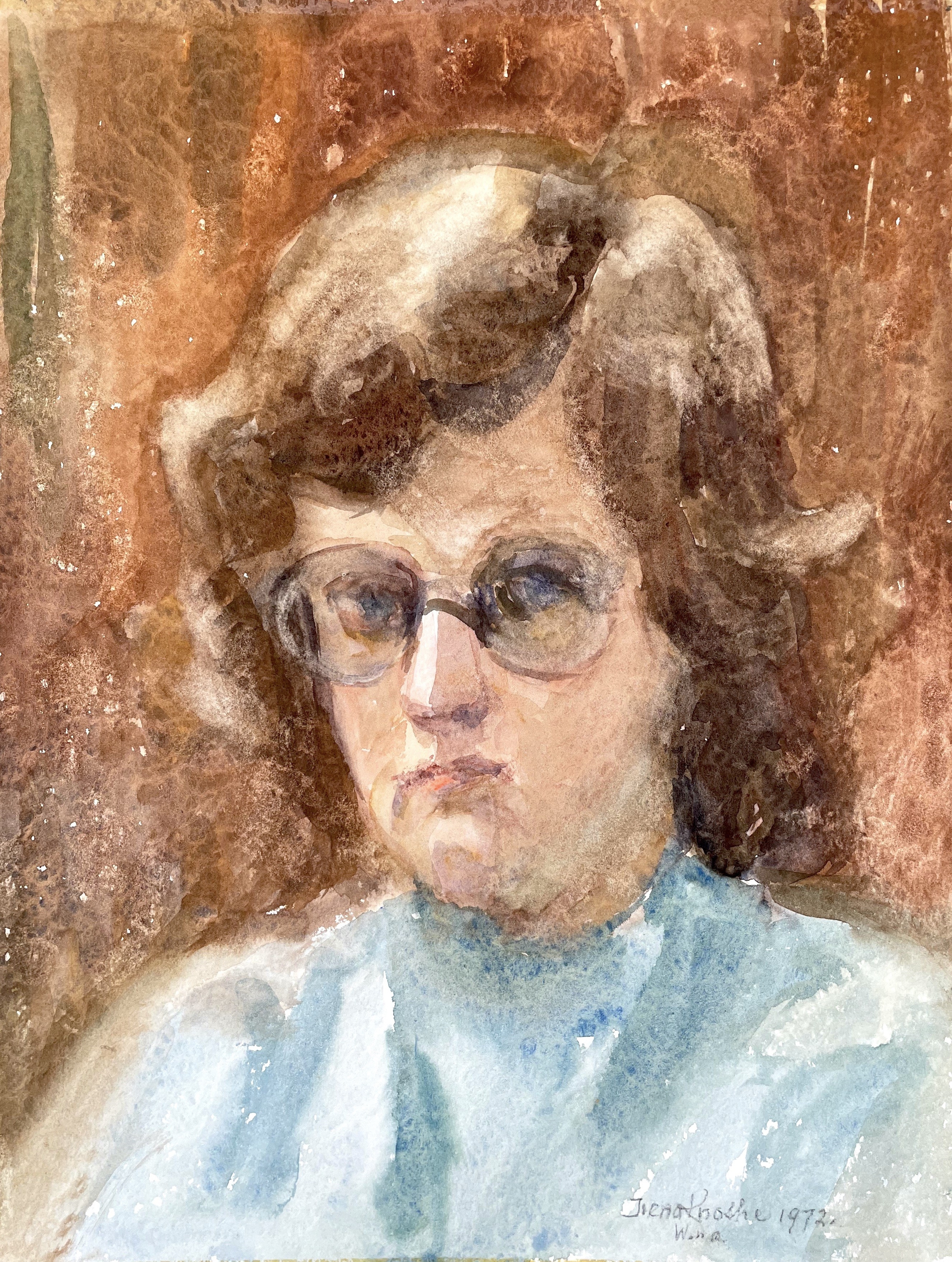 Irena Knothe | Portrait of a Woman with Glasses (1904) | MutualArt