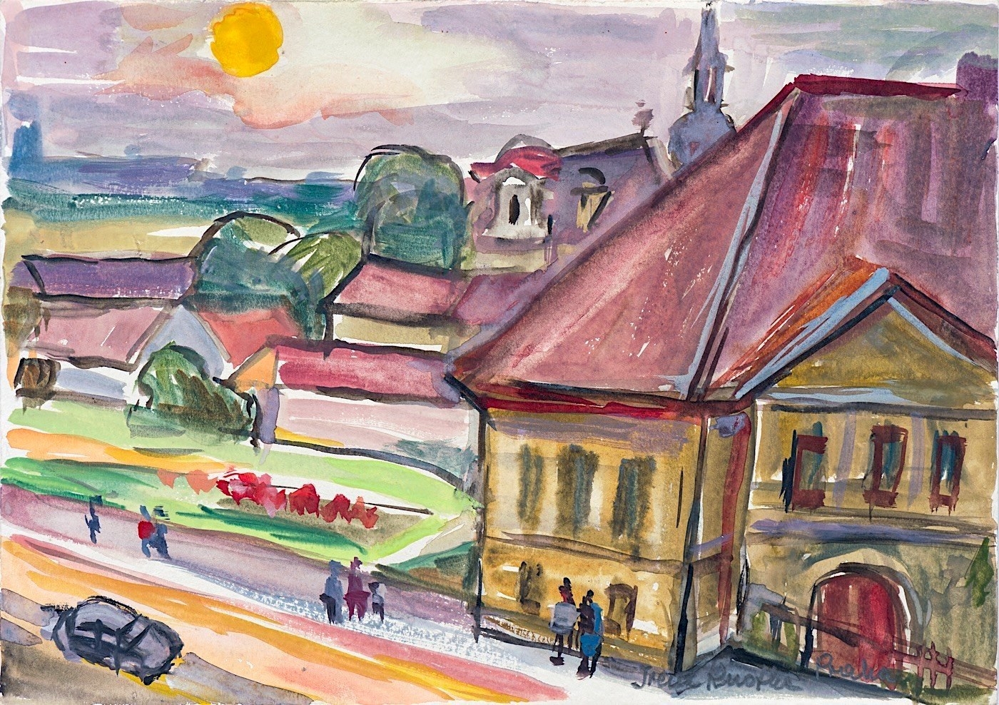 Irena Knothe | View of Prague (1904) | MutualArt